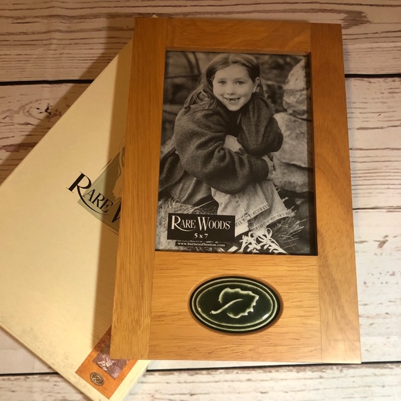 Burnes Of Boston | Other | Rare Woods Collection 5x7 Light Cherry Frame ...